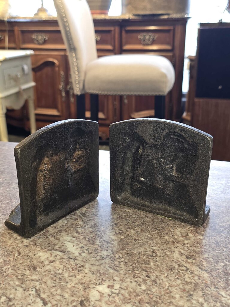 Antique Cast Iron Bookends by ANCO
